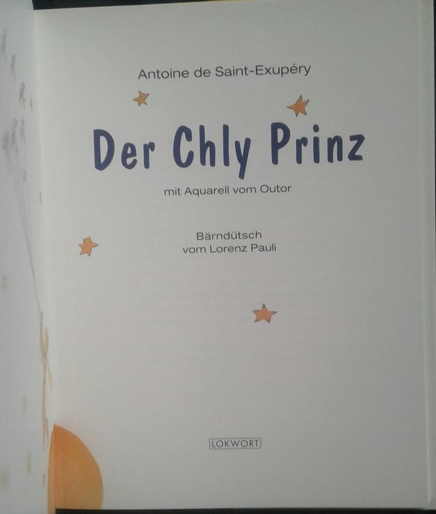 Der chly Prinz / Buch (Neu (gemäss Beschreibung)) in Unterseen für CHF ...