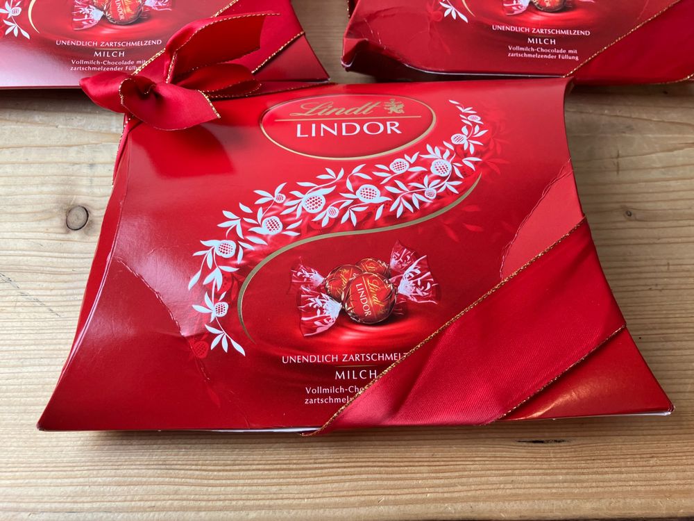 72 Kugeln Lindt Lindor Kugeln Vollmilch ca. 1kg / 3 x 325g (Neu und ...