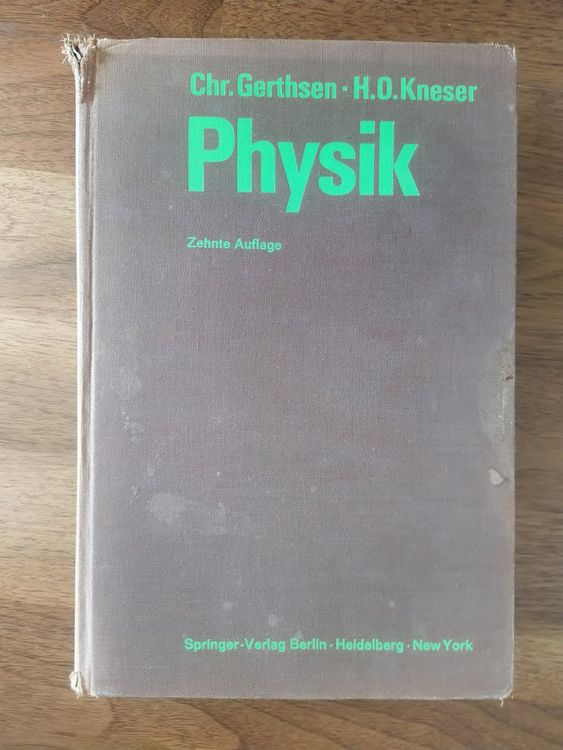 Physik Chr. Gertsen, H.O.Kneser 1969 | Kaufen auf Ricardo
