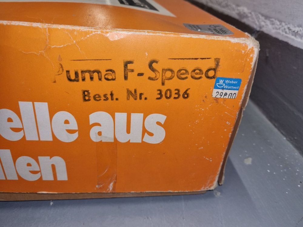 Baukasten Robbe Puma Speed F aus den 70er Jahren (Neu (gemäss ...