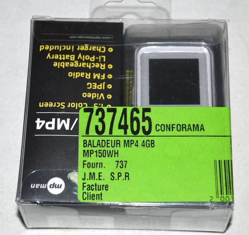 MpMan MP150 MP3/MP4 4Gb (Neu und originalverpackt) in Collonges für CHF ...