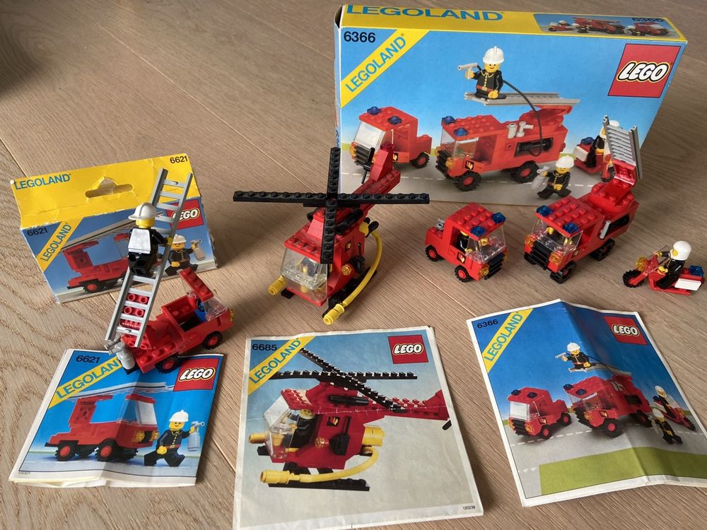 ***Lego Feuerwehr Set, original 80er Jahre OVP*** (Gebraucht) in ...