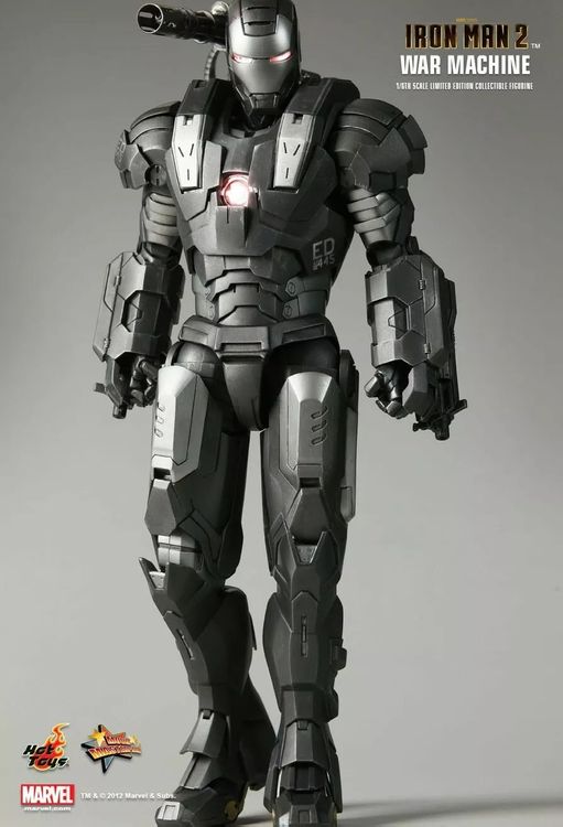Hot Toys MMS120 Iron Man 2 War Machine 1/6 Figur (Gebraucht) in ...