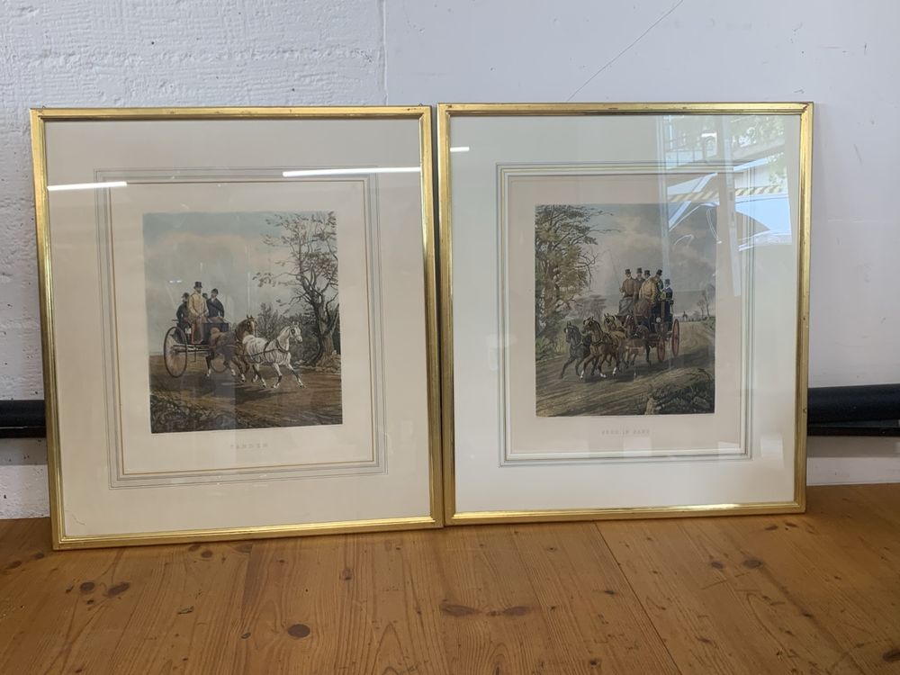 Antike Bilder Mit Goldrahmen