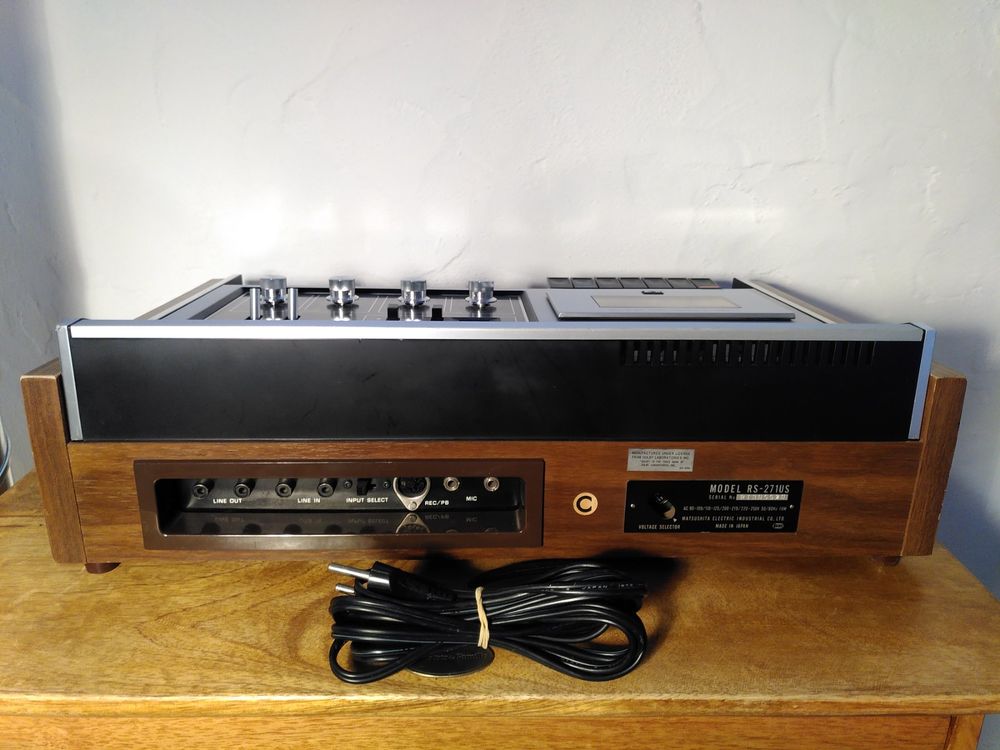 Technics RS-271US Tape Deck, sehr schönes Vintage Tape Deck! | Kaufen auf Ricardo