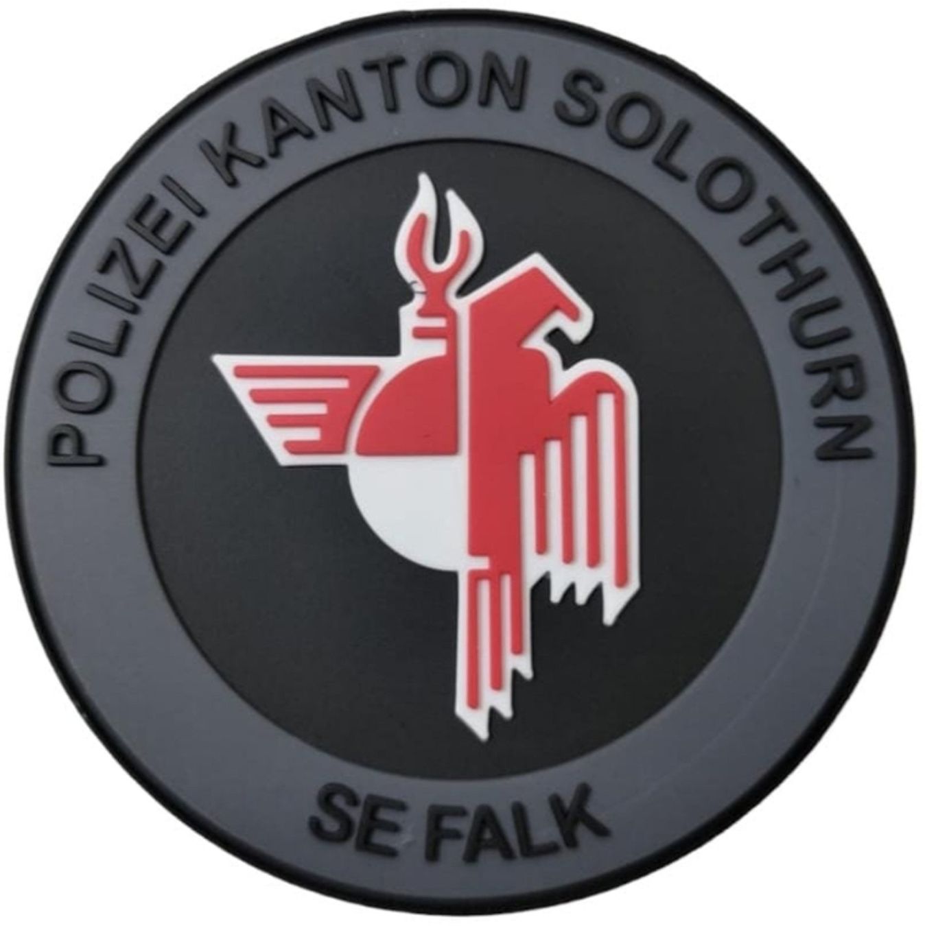 Polizei Kanton Solothurn Aufnäher SE FALK mit Klett. (Neu und ...