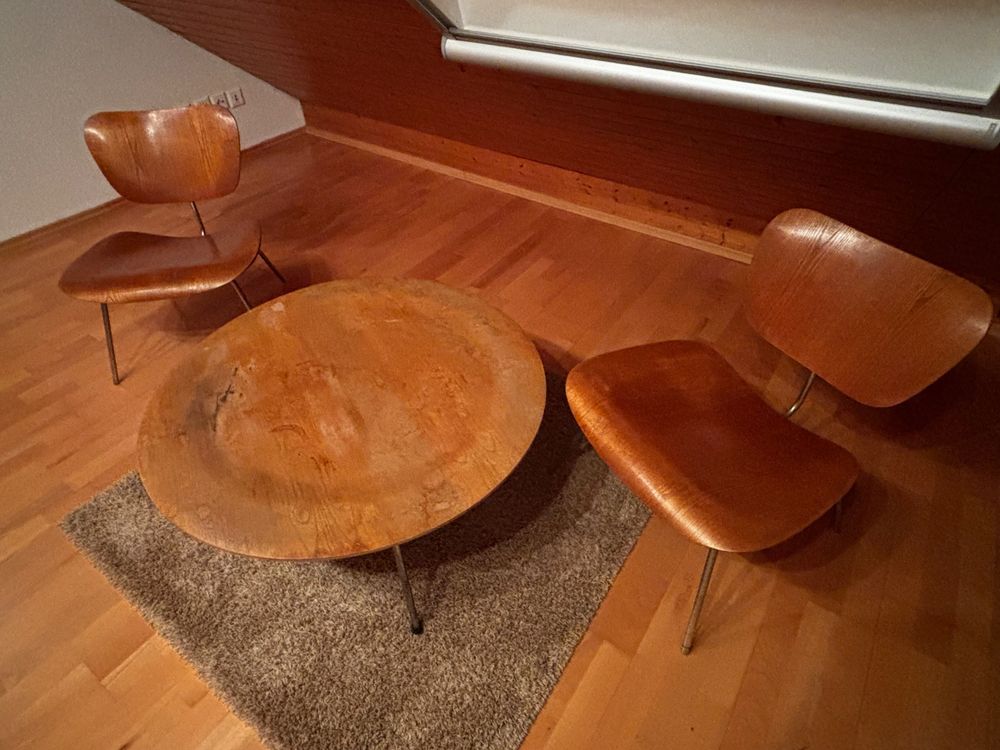 Eams Plywood Group Table und Chair, CTM & 2 LCM (D'occasion) à Zunzgen ...