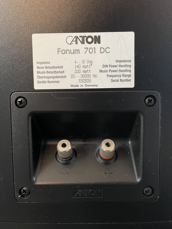 Canton Fonum 701 DC Standlautsprecher (Gebraucht) in Buch am Irchel für ...