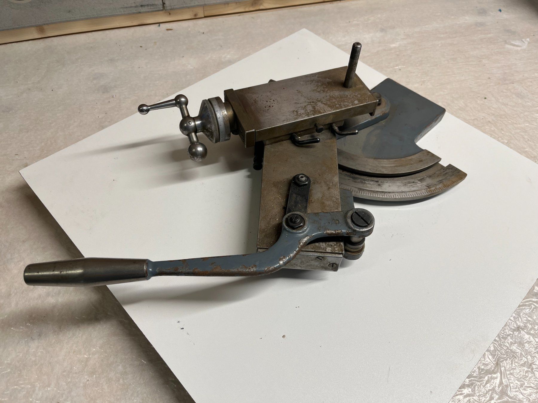 Chariot à tourner sphérique pour tour 102 Schaublin (D'occasion) à Les ...