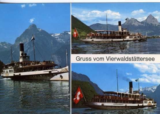 Gruss vom Vierwaldstättersee, Raddampfer SGV Schiffe | Kaufen auf Ricardo