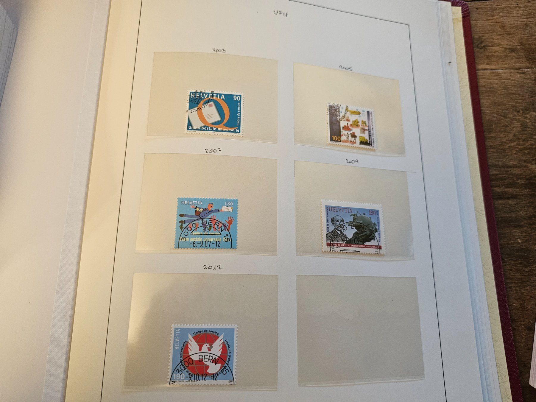 CH 2003-2012 UPU UNION POSTAL UNIVERSELLE 19-23 (D'occasion) à Monte ...