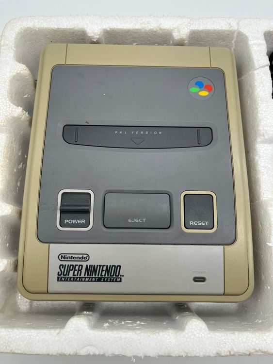 SNES OVP + Mario World controller Konsole Super Nintendo (Gebraucht) in ...