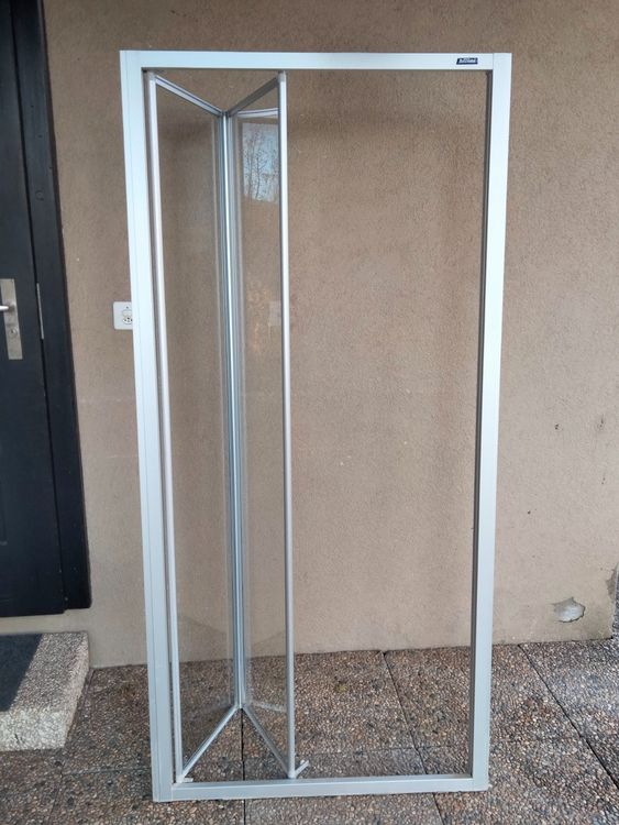 DUSCHOLUX Optima 300 Gleitfalttür, ca. 88 cm x ca. 185 cm (Gebraucht ...