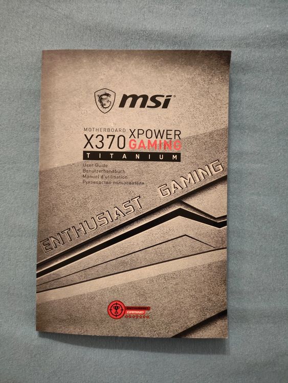 AMD Ryzen 7 1700X + MSI X370 XPOWER GAMING TITANIUM + Cooler | Kaufen auf Ricardo