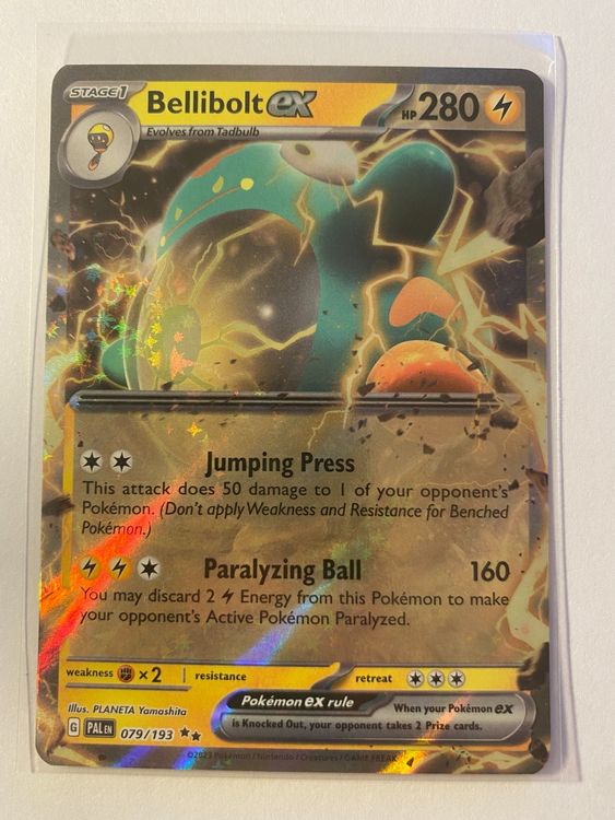 Pokemon Bellibolt EX 079/193 Paldea Evolved EN | Kaufen auf Ricardo