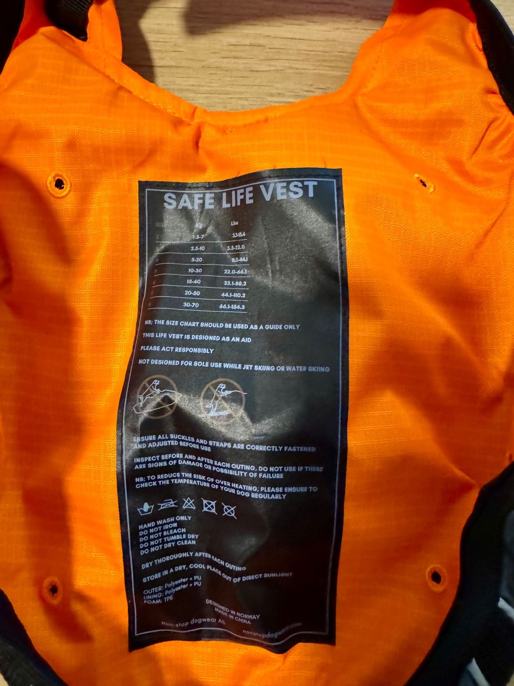 Non-Stop dogwear Safe Life Vest Gr 3 (Gebraucht) in Hallau für CHF 50 ...