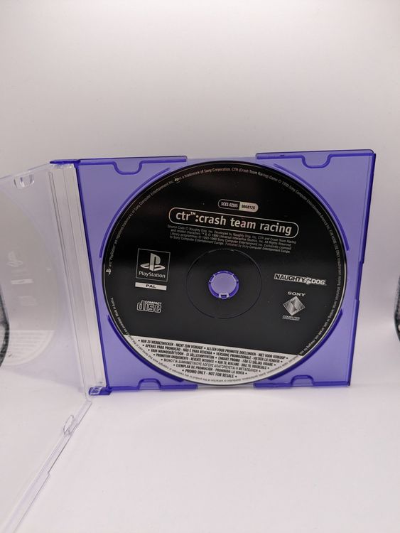 Crash Team Racing CTR Playstation 1 Game PROMO SCES-02105 (Gebraucht ...