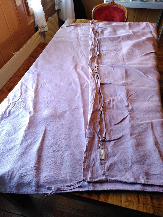 2 Bettbezüge aus Hanf in Lila (Neu (gemäss Beschreibung)) in Oberburg ...