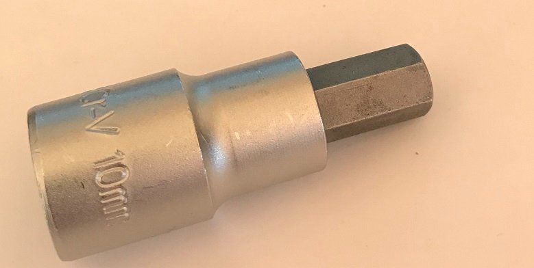 M10 Stecknuss, Innensechskant, 1/2", Inbus, Steckschlüssel (Neu (gemäss ...