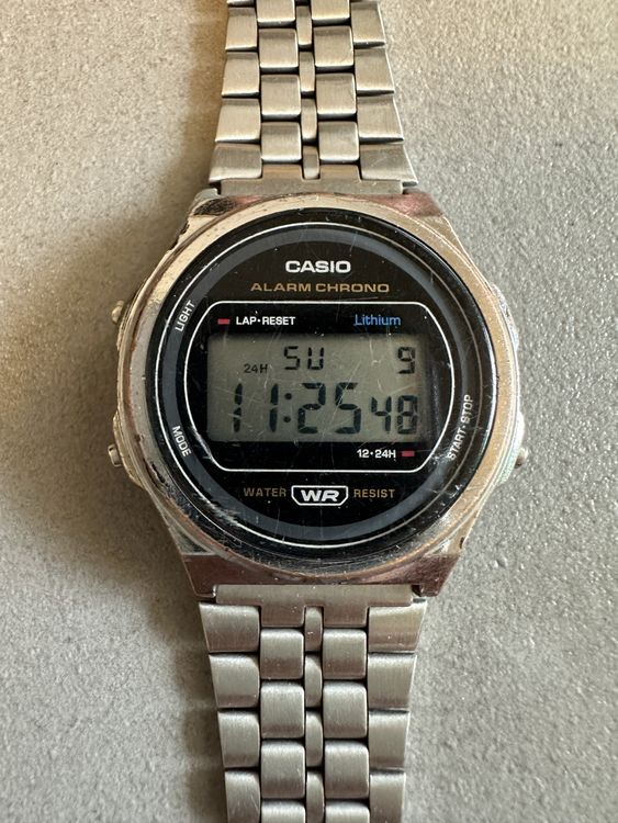 Montre Casio A171WE vintage, acier inoxydable | Kaufen auf Ricardo