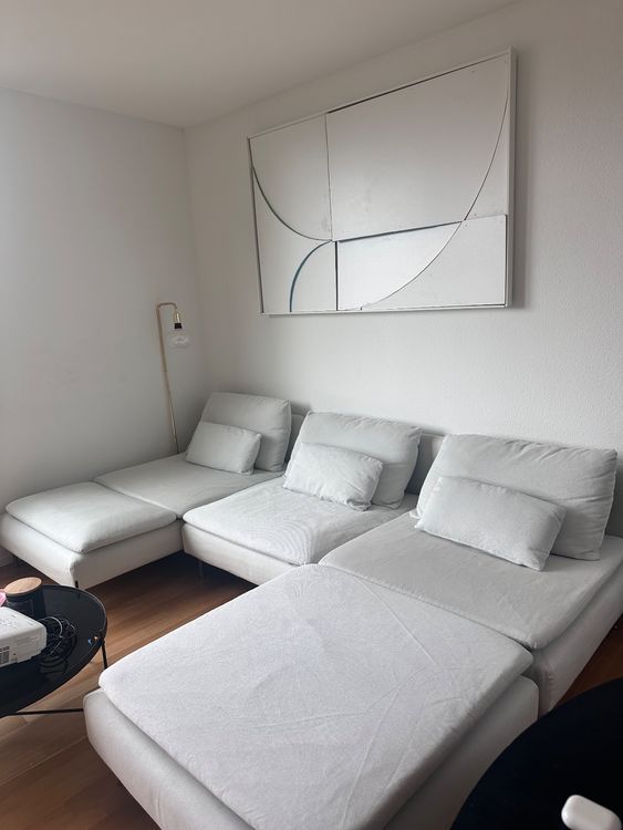 Söderhamn Sofa (Ikea Bezug weiss/white) | Kaufen auf Ricardo