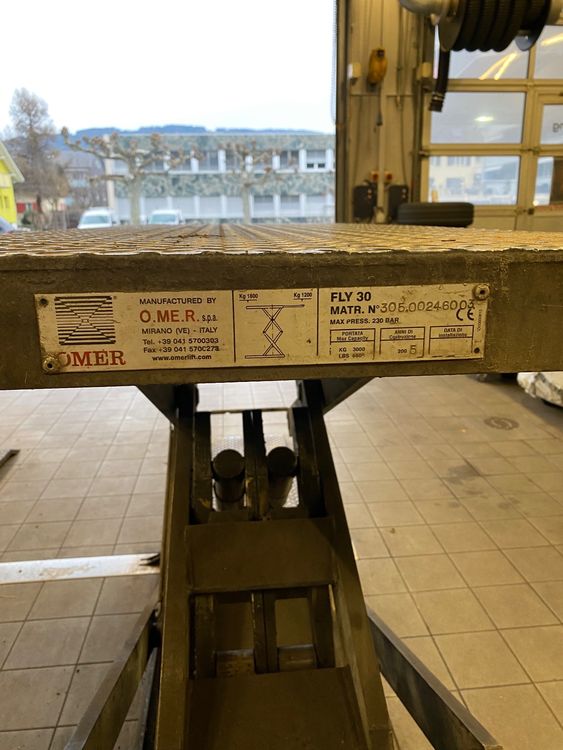 Hebebühne, Lift , Scherenhebebühne Omer Fly , 3000kg (Gebraucht) in ...