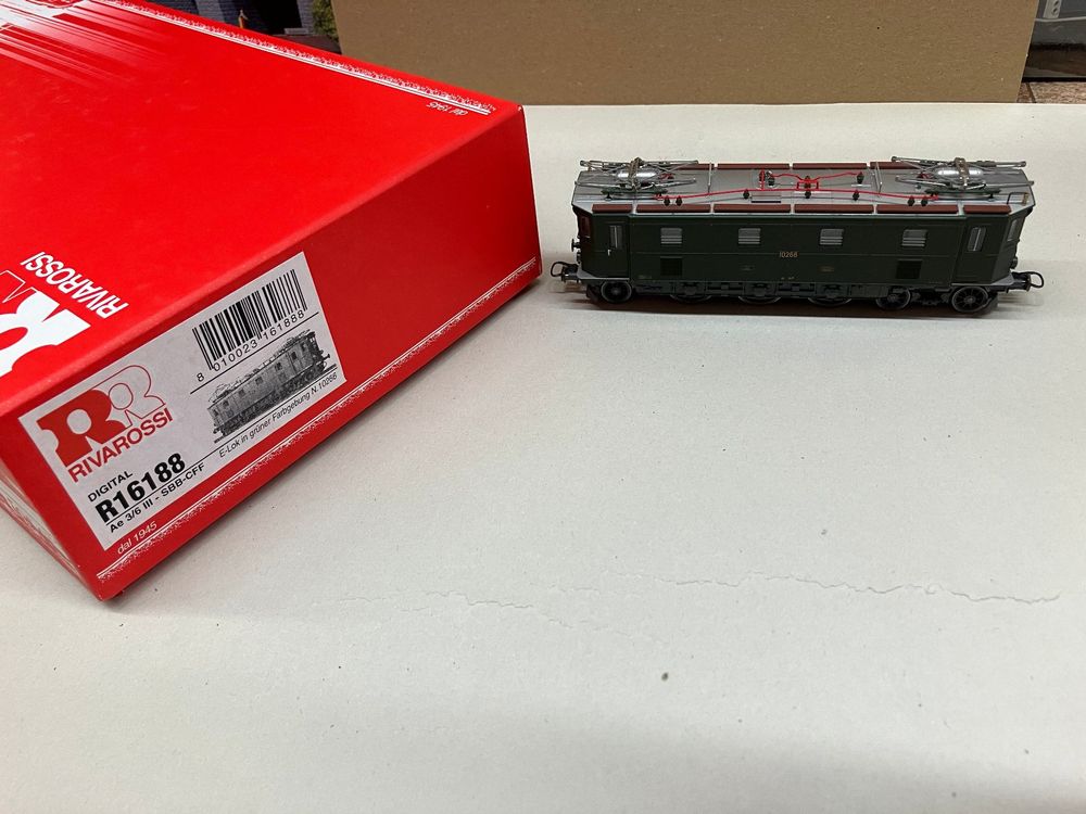 Rivarossi R16188 SBB Ae 3/6 III 10266 grün, H0 GS DC Digital | Kaufen ...