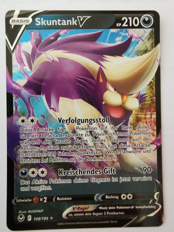 Pokemon Skuntank V | Kaufen auf Ricardo