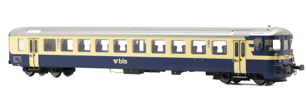 BLS Steuerwagen Bt 951 blau/beige mit AS, Ep. V | Acheter sur Ricardo