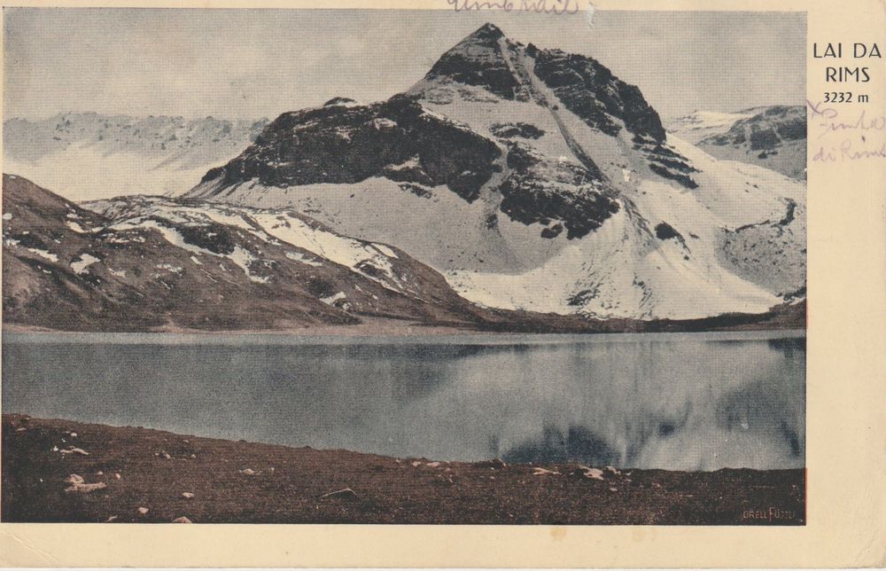 GR 299 Lai da Rims mit Piz Umbrail, ca. 1920 (Gebraucht) in Freienbach ...
