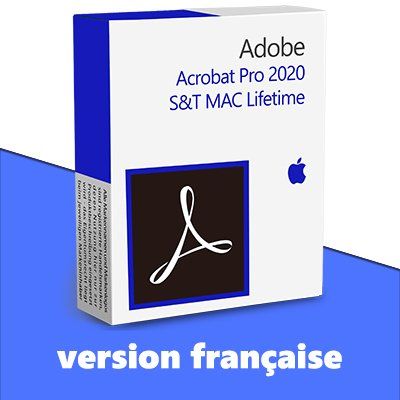 Adobe Acrobat Pro 2020 "Student & Teacher" MAC Lifetime - FR | Acheter ...
