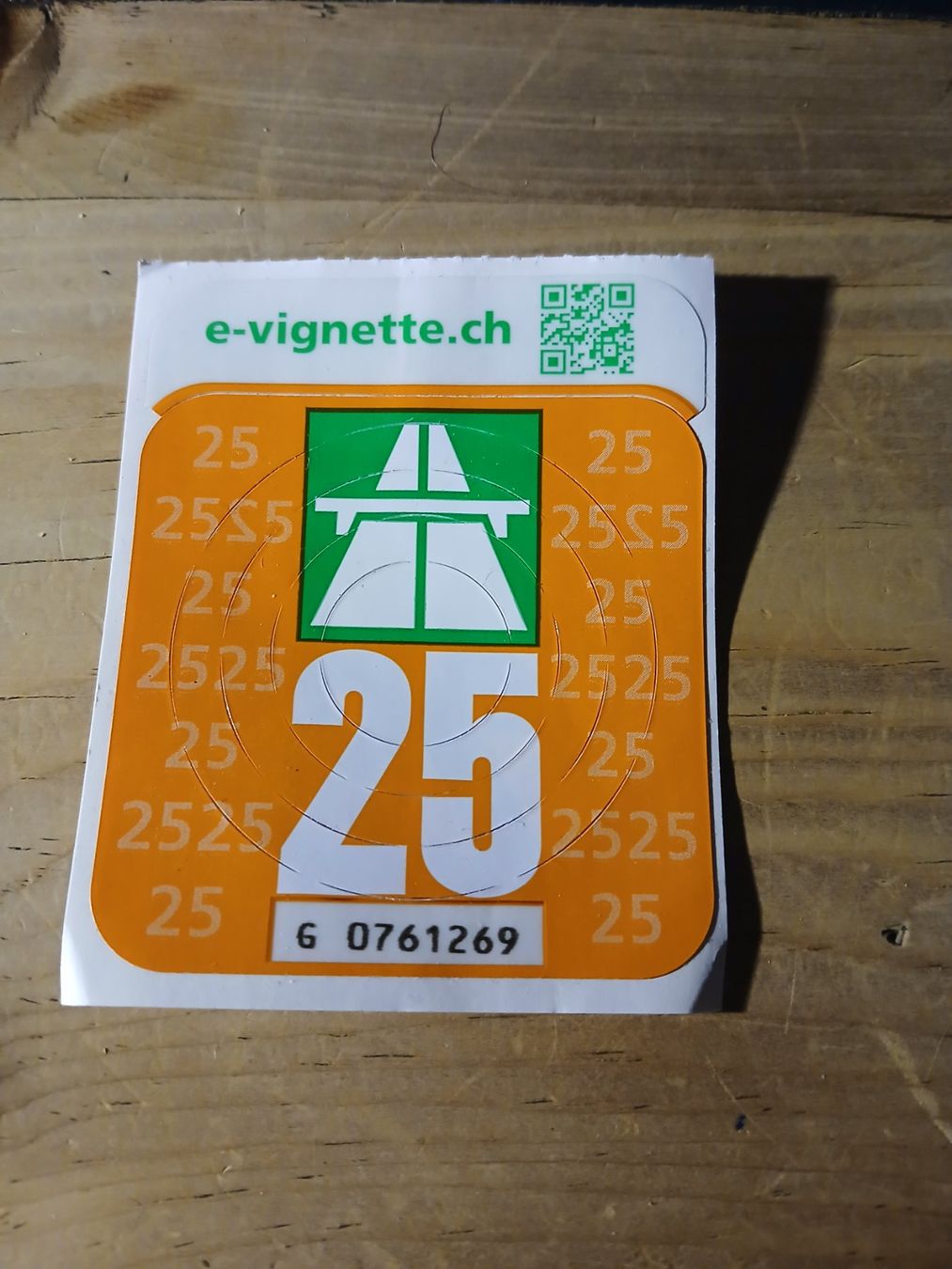 ab 1 Franken NEUE Autobahn-Vignette 2025 | Acheter sur Ricardo