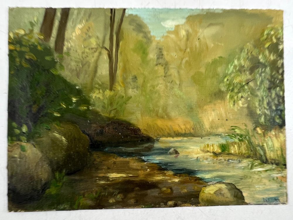 Herbstliches Landschafts gemälde W M Signiert (Gebraucht) in Neuhausen am Rheinfall für CHF 10 ...