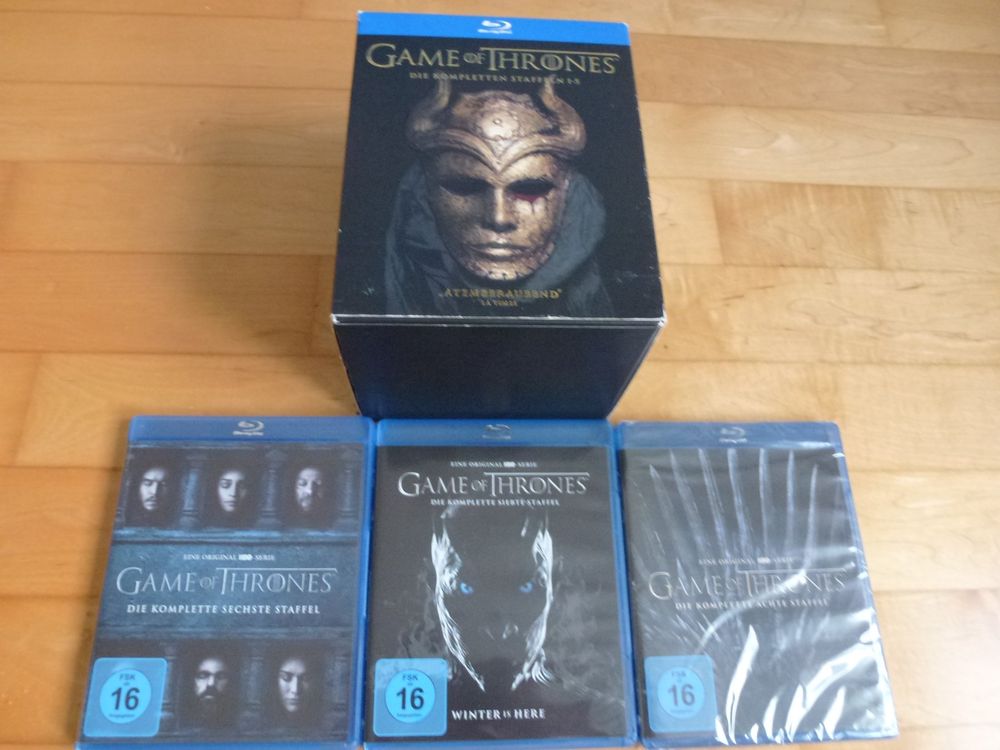 Game Of Thrones 1-8 Komplette Serie!!! (Blu-Ray) (Gebraucht) in für CHF ...