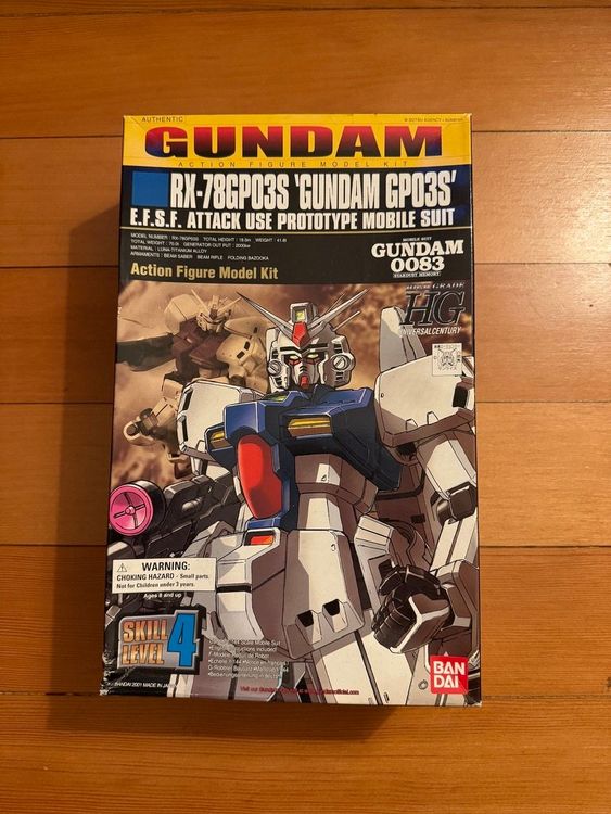 Figur Bausatz Bandai RX-78GP03S GUNDAM GP03S (Neu und originalverpackt) in Zürich für CHF 20 ...