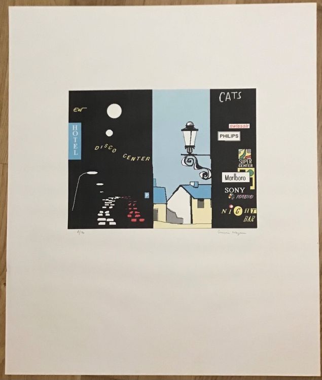 Pop Art Lithographie Unleserlich Signiert (Gebraucht) in Root für CHF 5 – mit Lieferung auf ...