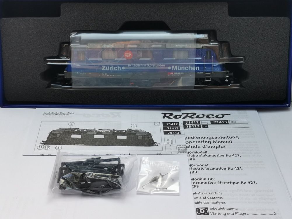 Roco H0 71412 SBB Re 421 Zürich-München | Kaufen auf Ricardo