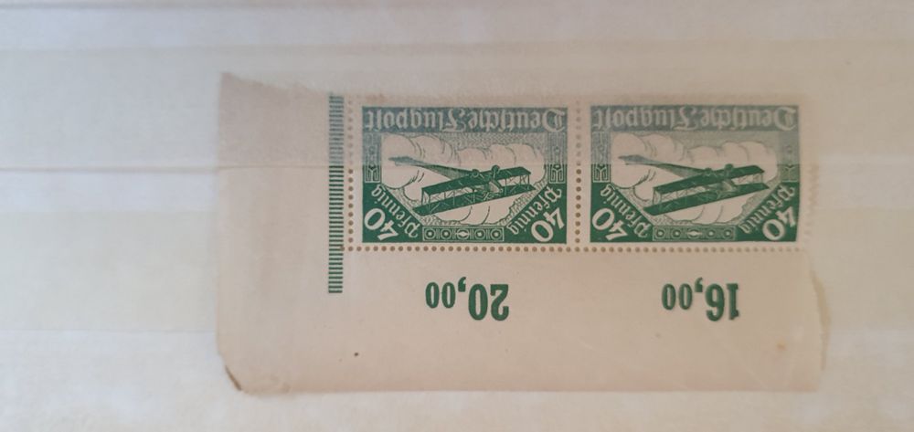 Deutsche Flugpost 1919, 2er-Block, Michel 112a | Kaufen auf Ricardo