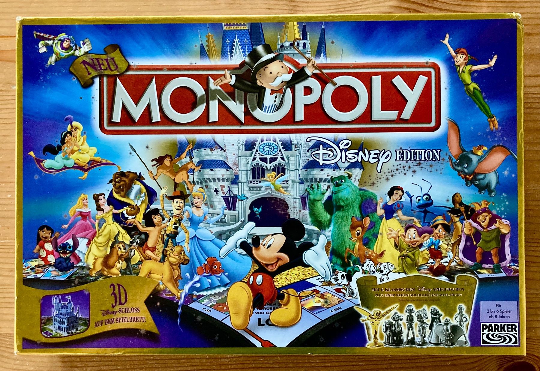 Rarität: Monopoly Disney 3D-Edition (NEU, Parker, 2005) (Neu (gemäss ...