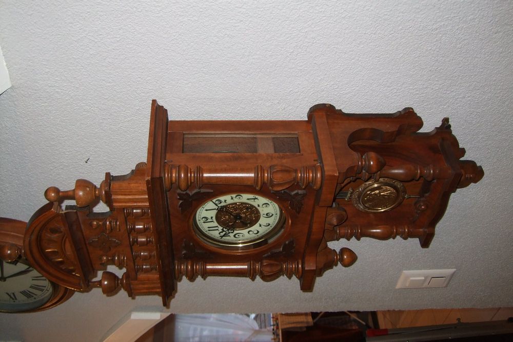 Wanduhr, Gustav Becker, Freischwinger, funktioniert tadellos (Gebraucht) in Muhen für CHF 61 ...