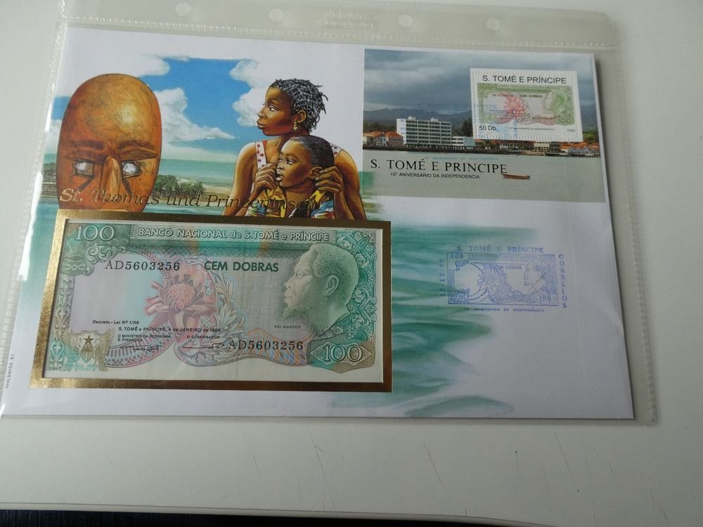 S. Tome e Principe 1989, Banknotenbrief A-4 | Kaufen auf Ricardo