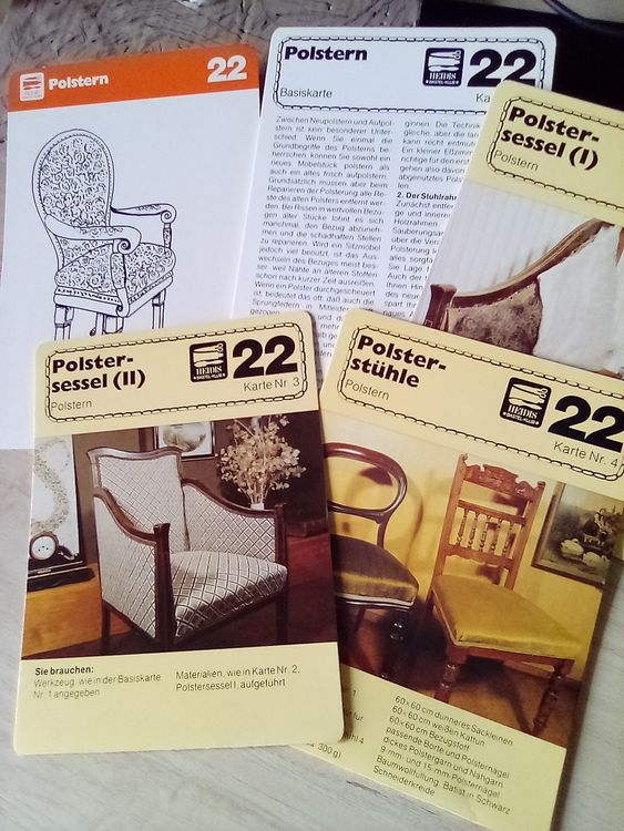 Bastelkarten Polstern, 3 Karten, 1 Basiskarten (Gebraucht) in Zug für CHF 5 – mit Lieferung auf ...