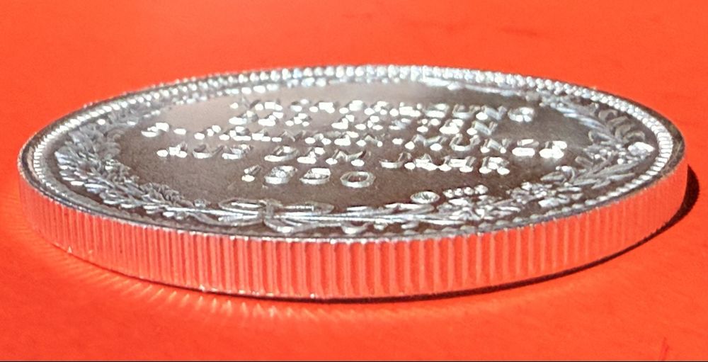 5 SFR /1850 Nachprägung / 31g, Feinsilber, 1 troy oz/Ounce! (Neu ...