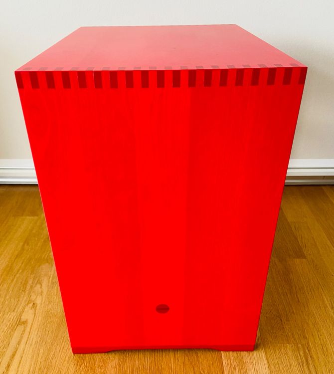 Max Bill Ulmer Hocker in Feuerrot / wb form | Kaufen auf Ricardo