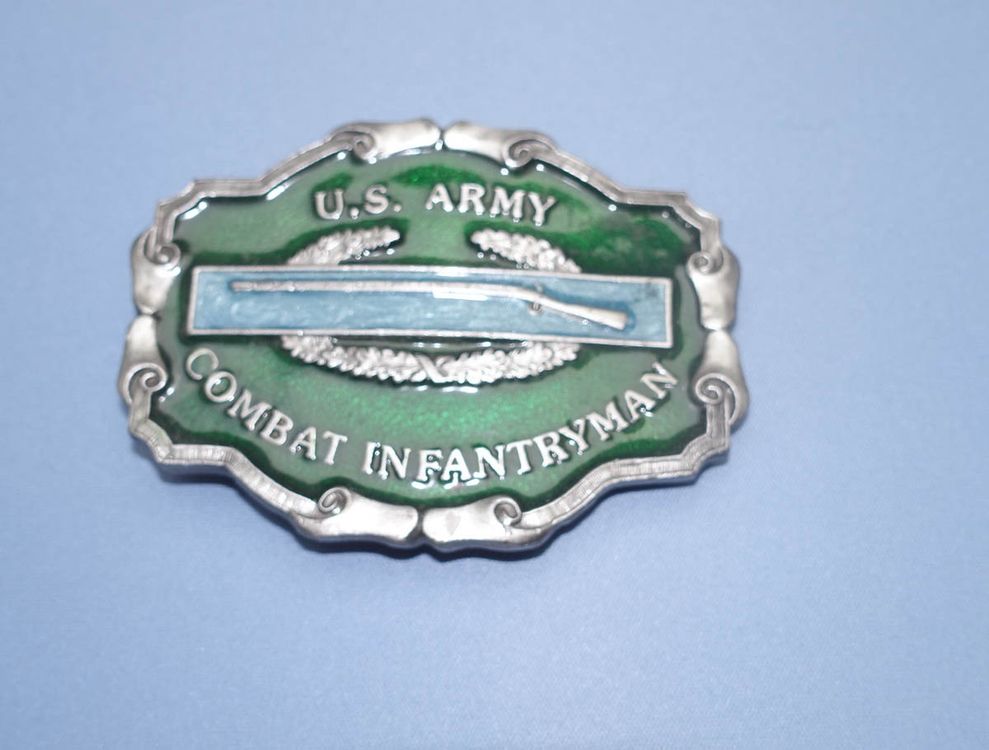 Gürtelschnalle Buckles USA - US Army Combat Infantryman, alt | Kaufen ...