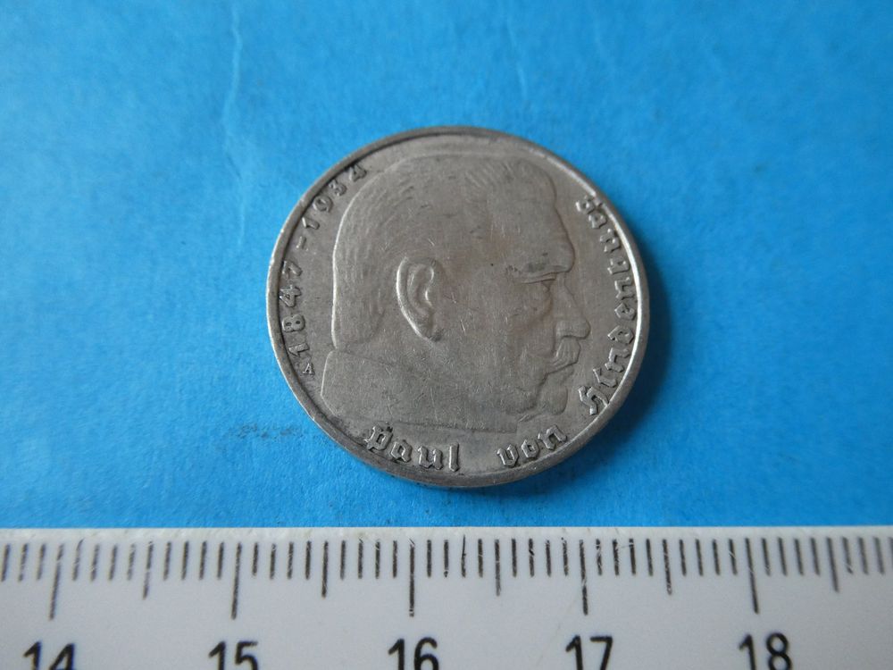 Dt. Reich 1937 A, 2 Reichsmark - Silber (Gebraucht) in Hinterforst für CHF 8 – mit Lieferung auf ...