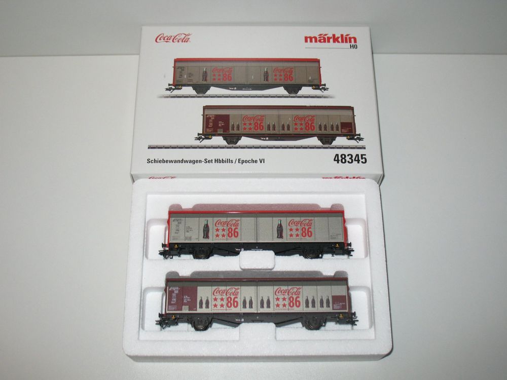 Neues Schiebewandwagen-Set "Coca-Cola" in H0~ Märklin 48345 | Kaufen auf Ricardo
