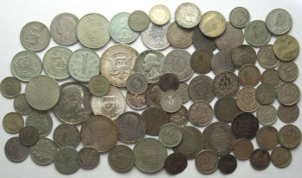 Silbermünzen 235g GANZE WELT 19.-20.Jh. | Kaufen auf Ricardo