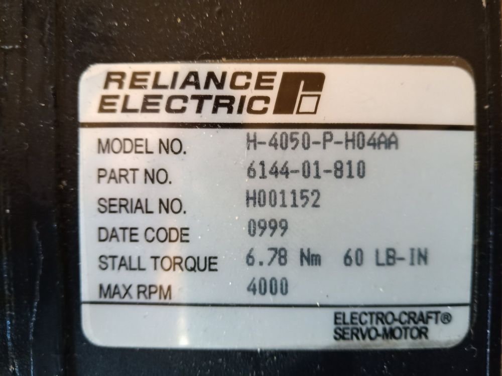 Servomotor ElectroCraft H-4050-P-H04AA mit Haltebremse 24V | Kaufen auf Ricardo