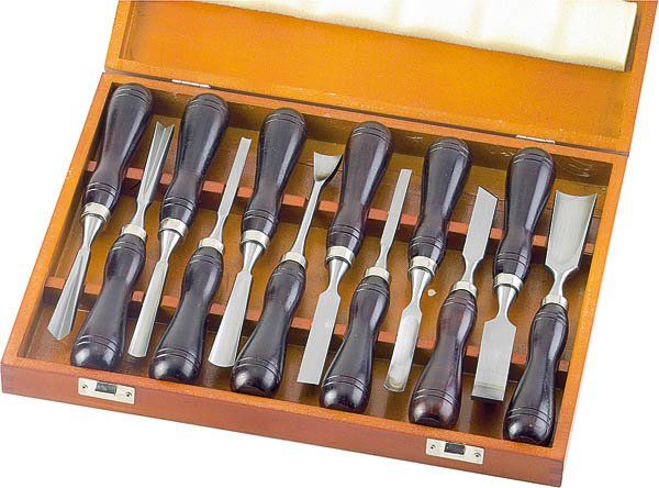 (KOPIE) Westfalia Bildhauer Beitel Satz 12-teilig (Neu und ...
